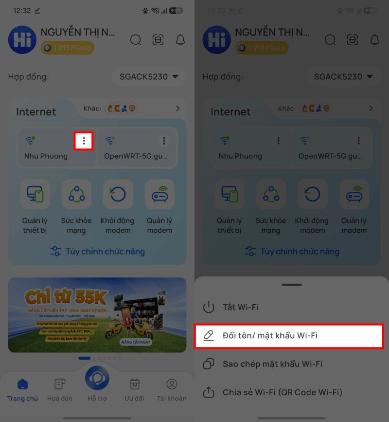 Đổi mật khẩu Wi-Fi chỉ trong tích tắc đơn giản, dễ dàng