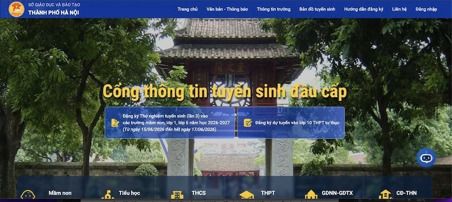 Cách tra cứu điểm thi lớp 10 tại Hà Nội