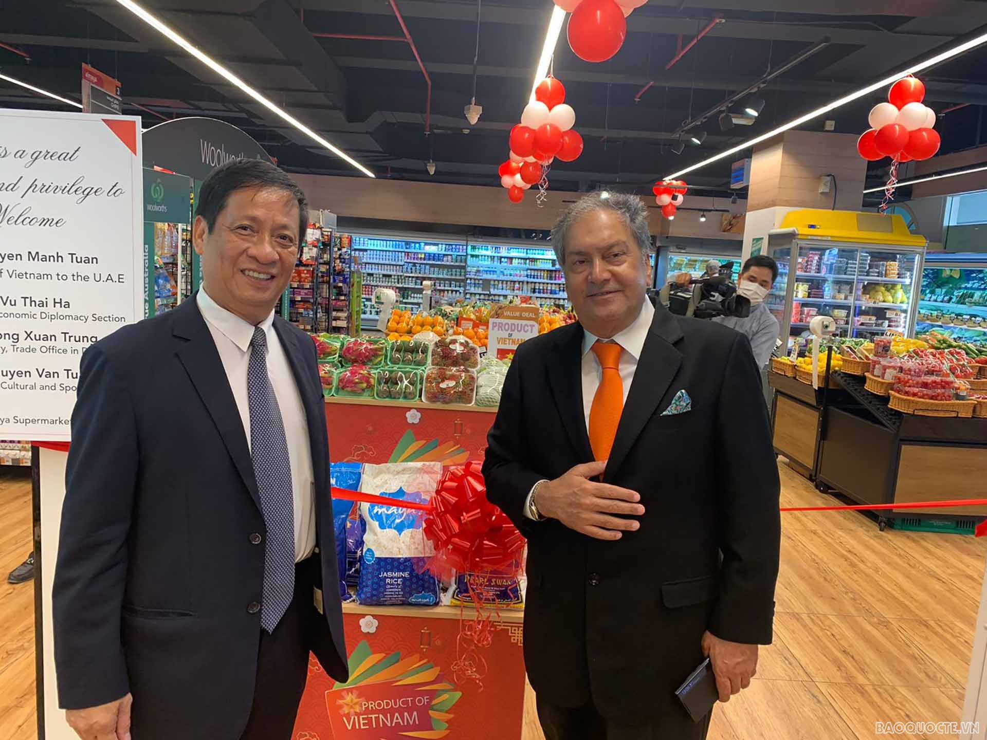 Khai mạc Tuần hàng rau quả Việt Nam xuất khẩu tại UAE